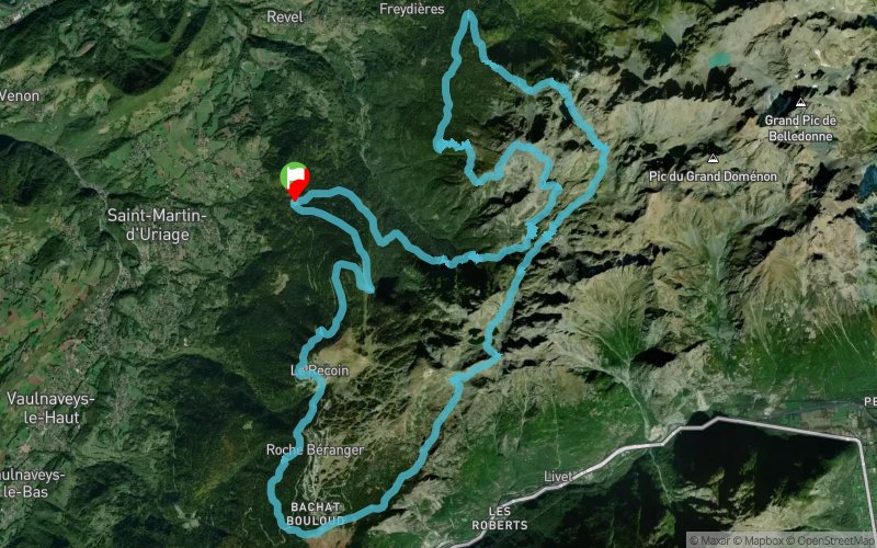 Trace de Trail : Le Grand Colon - Lac du Crozet - Lacs Robert