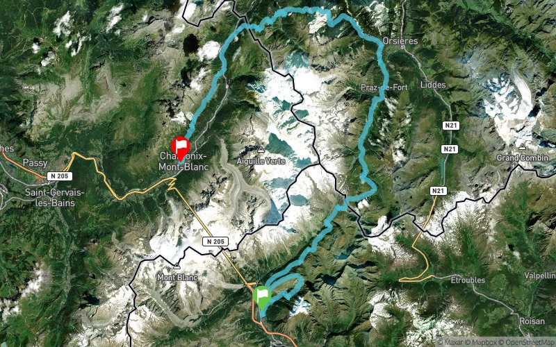 Trace de Trail : CCC Utmb 2022