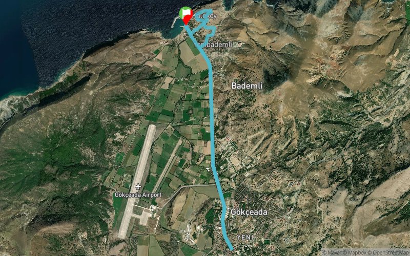 Trace de Trail : GÖKÇEADA ULTRA TRAIL - FUNIMROZ 11K