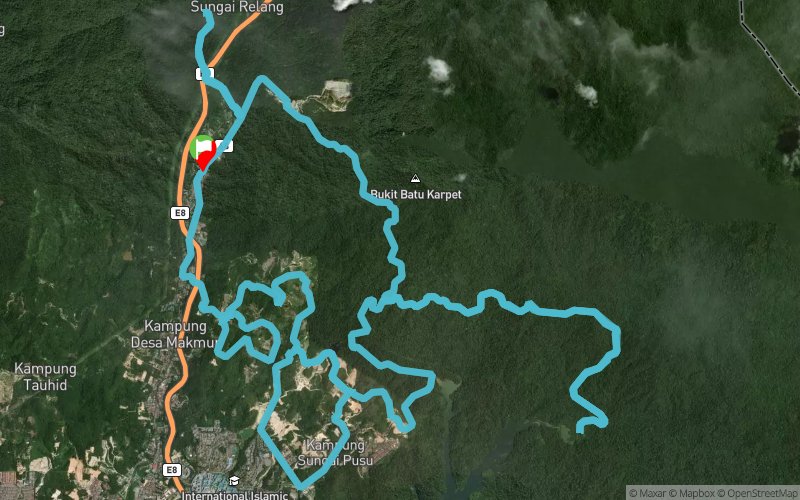 Trace de Trail : Gombak