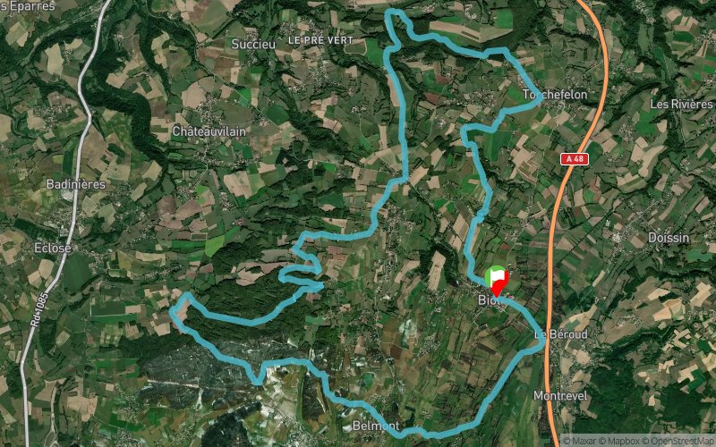Trace de Trail : Circuit VTT - L'échappée verte