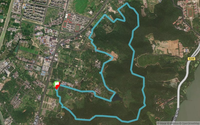 Trace de Trail : 10KM