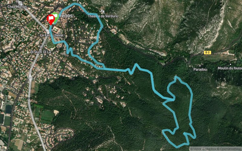 Trace de Trail : ALPI TRAIL NOCTURNE DE NOEL TELETHON COURT 8KM