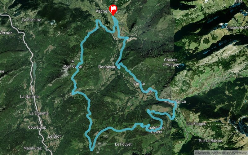 Trace de Trail : Col de Plan Champ - Col du Corbier - Abondance