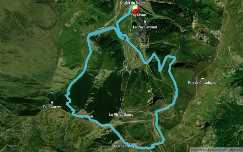 Trace de Trail : Col de la Cabane - Pas de l'Âne - Val de Courre