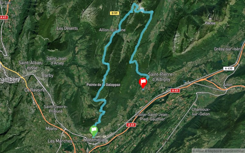 Trace de Trail : Traversée des Bauges